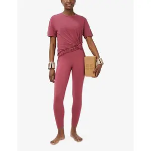 Sweaty Betty Soft Flow Studio Longline Stretch-woven T-shirt