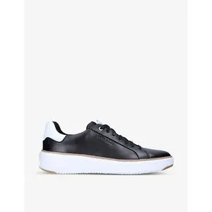 Cole Haan Grand Pro Topspin Leather Trainers - Black