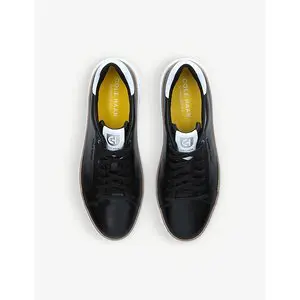 Cole Haan Grand Pro Topspin Leather Trainers - Black
