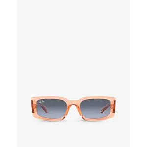 Ray-ban Ray-Ban RB4395 Kiliane Rectangle Frame Sunglasses Orange