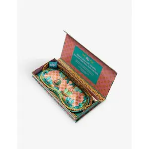 Slip Libra Graphic-print Silk Eye Mask - One-color