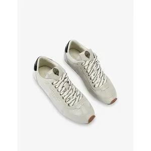 Kurt Geiger Islington Eagle-embellished Leather Trainers