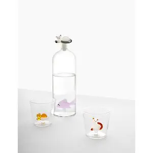 ICHENDORF MILANO Tabby Cat Glass Tumbler 8cm