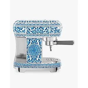 SMEG X Dolce & Gabbana Mediterraneo Espresso Machine - Blue