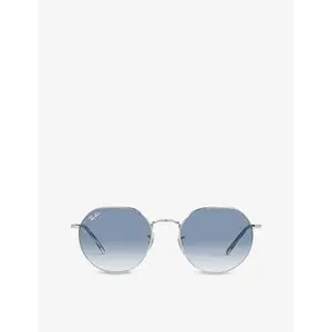 Ray-ban Hexagonal-frame Sunglasses - Silver