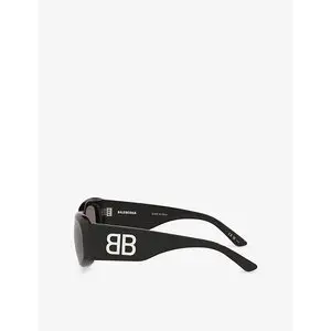Balenciaga Rectangle-frame Acetate Sunglasses