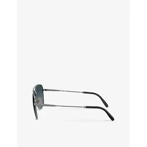 Ray-ban Square Frame Titanium Sunglasses - Silver