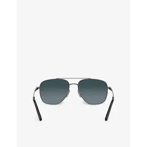 Ray-ban Square Frame Titanium Sunglasses - Silver