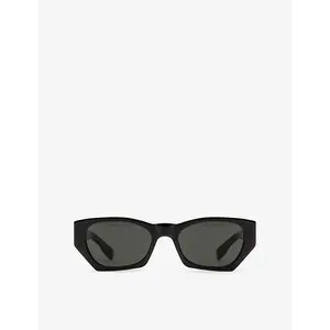 RETROSUPERFUTURE Amata Irregular-frame Acetate Sunglasses - Black
