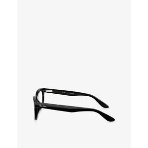 Ray-ban Rx5489 Balorette Rectangle-frame Acetate Eyeglasses - Black