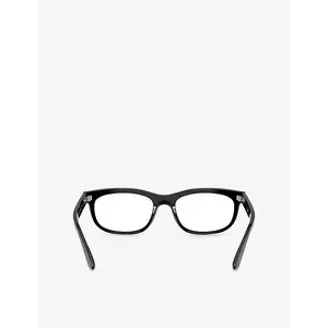 Ray-ban Rx5489 Balorette Rectangle-frame Acetate Eyeglasses - Black