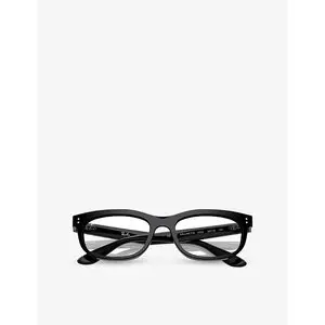 Ray-ban Rx5489 Balorette Rectangle-frame Acetate Eyeglasses - Black
