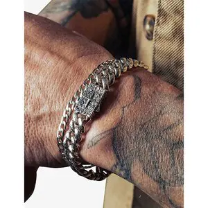 CLOCKS AND COLOURS Empire Sterling Bracelet