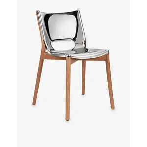 ALESSI Poêle Steel And Beech-wood Chair - Silver