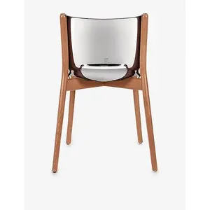 ALESSI Poêle Steel And Beech-wood Chair - Silver