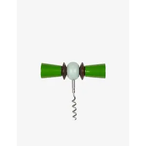 ADDISON ROSS LONDON Amie Bow Tie Corkscrew - Leaf Green