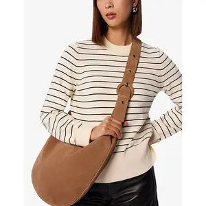 Whistles Striped Relaxed-fit Knitted Jumper
