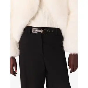 Maje Wide-leg Trousers