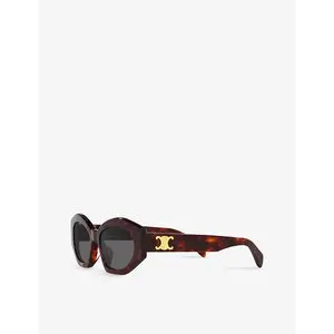 Celine Oval-frame Acetate Sunglasses