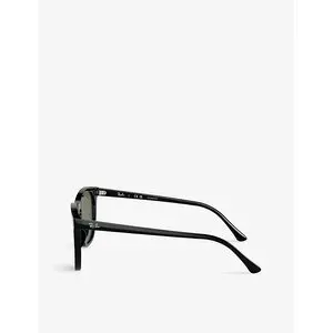 Ray-ban Rb2210 Square-frame Acetate Sunglasses - Black
