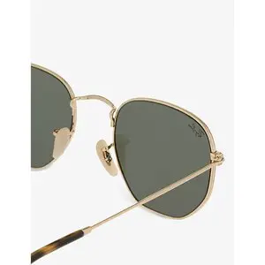 Ray-ban Hexagonal-frame Sunglasses - Gold