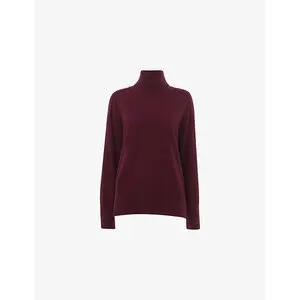 Whistles Knitted Cashmere Turtleneck Jumper