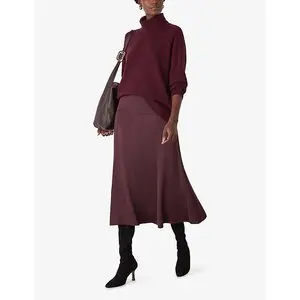 Whistles Knitted Cashmere Turtleneck Jumper