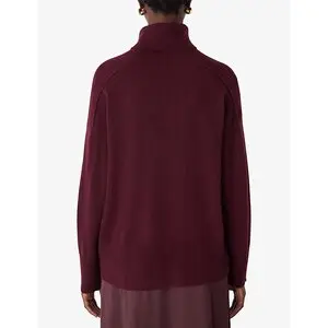 Whistles Knitted Cashmere Turtleneck Jumper