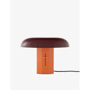 &TRADITION Montera Aluminium And Brass Table Lamp - Amber And Ruby