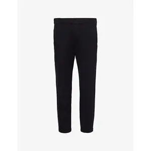 Paige Tuller Relaxed-fit Tapered Stretch-jersey Trousers - Black