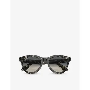 Ray-ban Rb2241 Wayfarer Way Round-frame Propionate Sunglasses - Grey