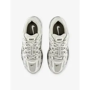Nike P-6000 Leather And Mesh Trainers - Light Bone Sail Phantom