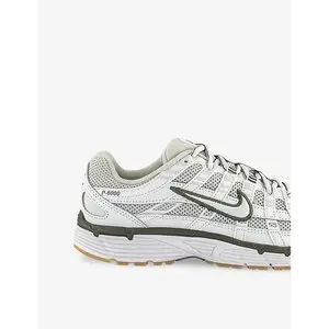 Nike P-6000 Leather And Mesh Trainers - Light Bone Sail Phantom