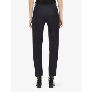 The Kooples Tailored Slim-fit Mid-rise Wool Trousers