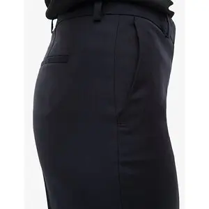 The Kooples Tailored Slim-fit Mid-rise Wool Trousers