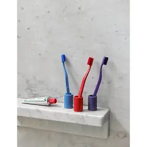 HAY Tann Branded Plastic Toothbrush - Red