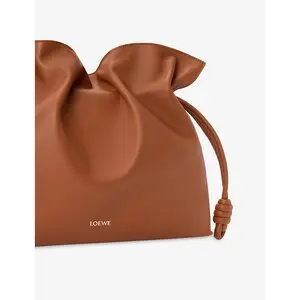 Loewe Flamenco Large Leather Clutch Bag