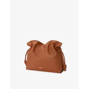 Loewe Flamenco Large Leather Clutch Bag