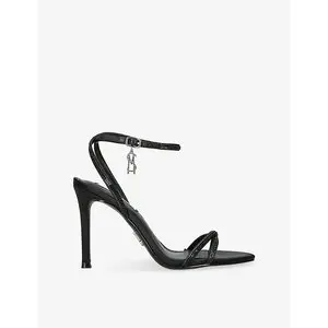 Steve Madden Juniper Embellished Stiletto Sandals - Black