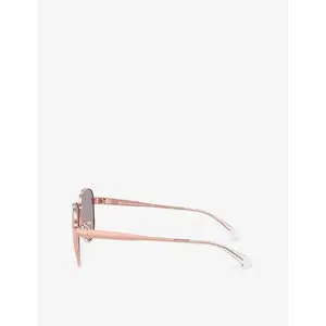 Michael Kors Biarritz Pilot-frame Metal Sunglasses