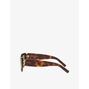 Saint Laurent Cat-eye Tortoiseshell Acetate Sunglasses