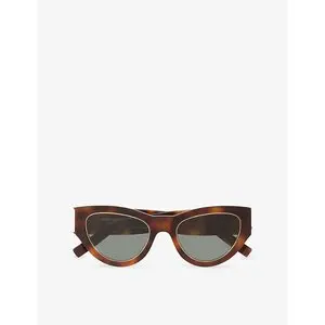 Saint Laurent Cat-eye Tortoiseshell Acetate Sunglasses