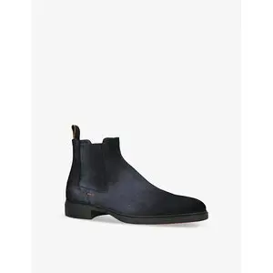 Santoni Suede Chelsea Boots