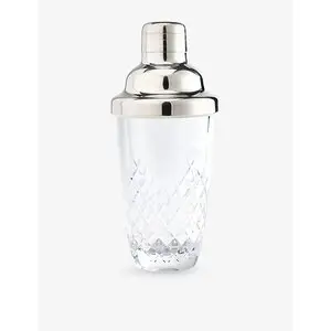 SOHO HOME Barwell Diamond-cut Crystal Martini Shaker 16cm - Clear