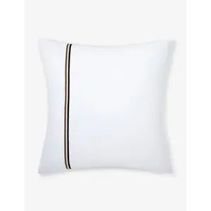 BOSS Blinea Stripe-print Cotton Pillowcase 65cm X 65cm - Multicoloured