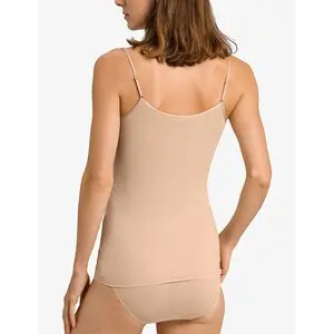 Hanro Seamless Cotton-jersey Cami Top - Beige