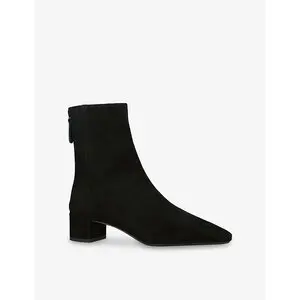AQUAZZURA Saint Honoré 35 Suede Combat Boots