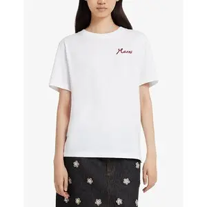 Marni Flocked Logo Cotton T-shirt