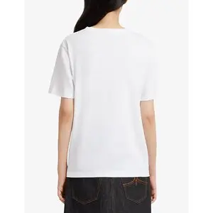 Marni Flocked Logo Cotton T-shirt