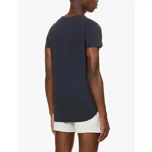 Orlebar Brown Ob-t Crewneck Cotton-jersey T-shirt - Navy